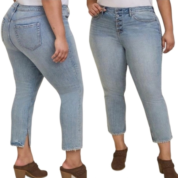 torrid | Jeans | Torrid Mom Straight High Rise Jean Classic Denim ...